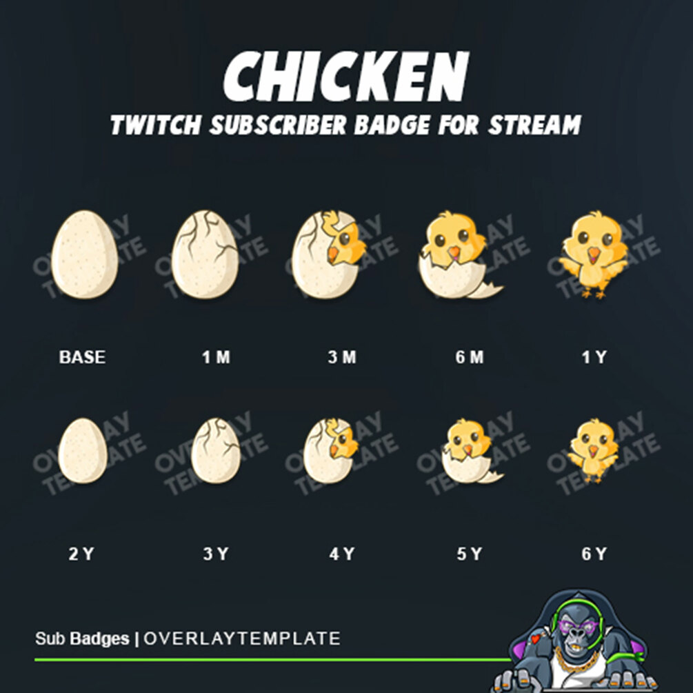 Chicken – Sub Badges