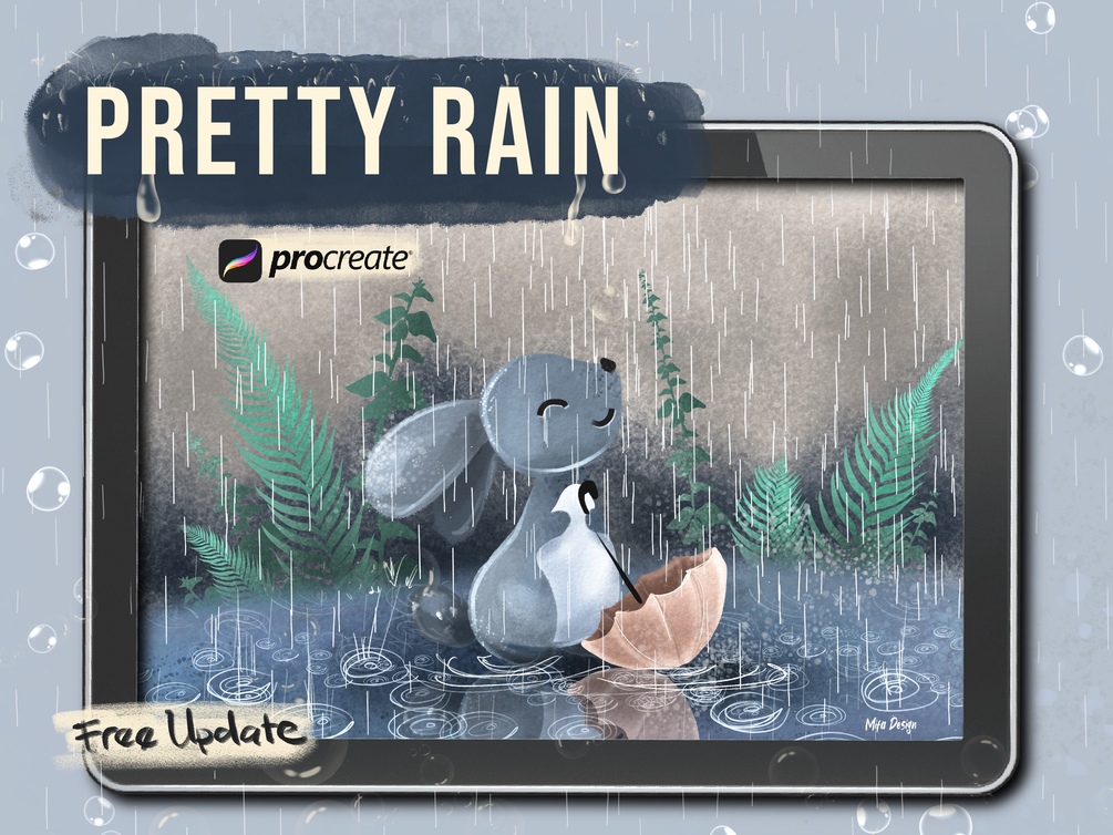 Procreate Pretty Rain