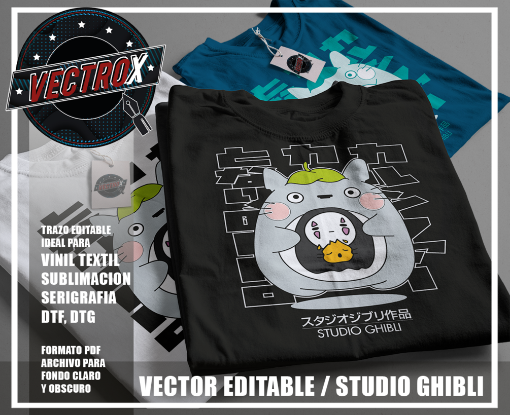 Vector Editable - Studio Ghibli