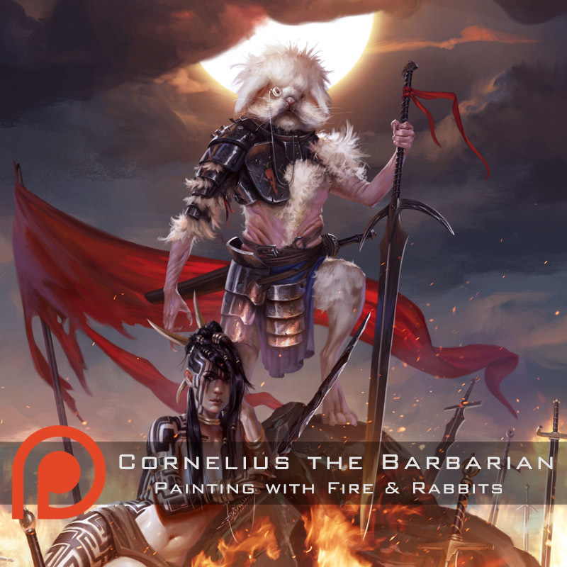 Cornelius the Barbarian - Painting with Fire & Rabbits