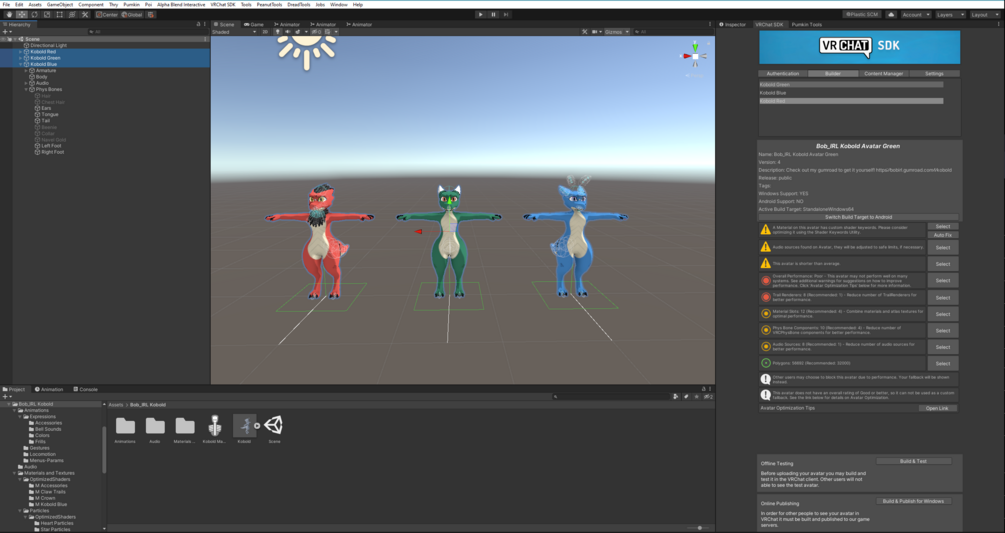 Bob_IRL Kobold VRChat Avatar