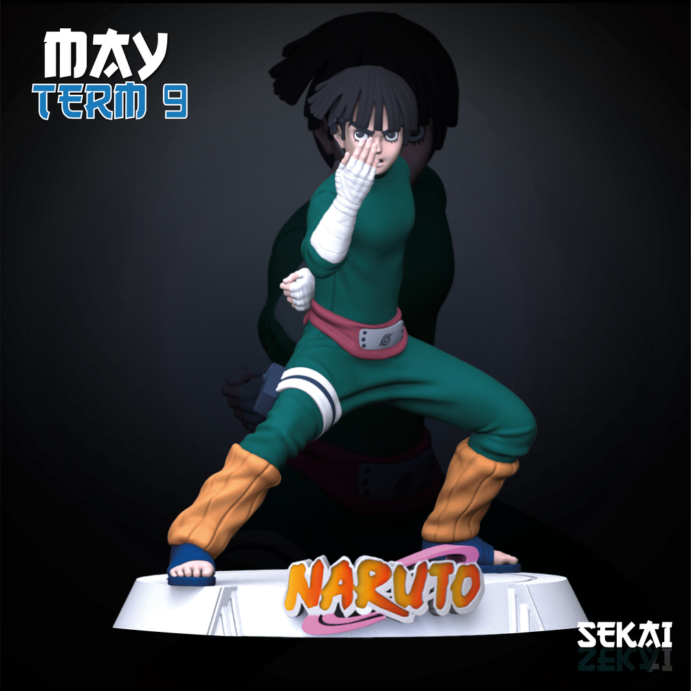 Rock Lee Sculpture - Sekai 3D Models - Tested and Ready for 3D printing