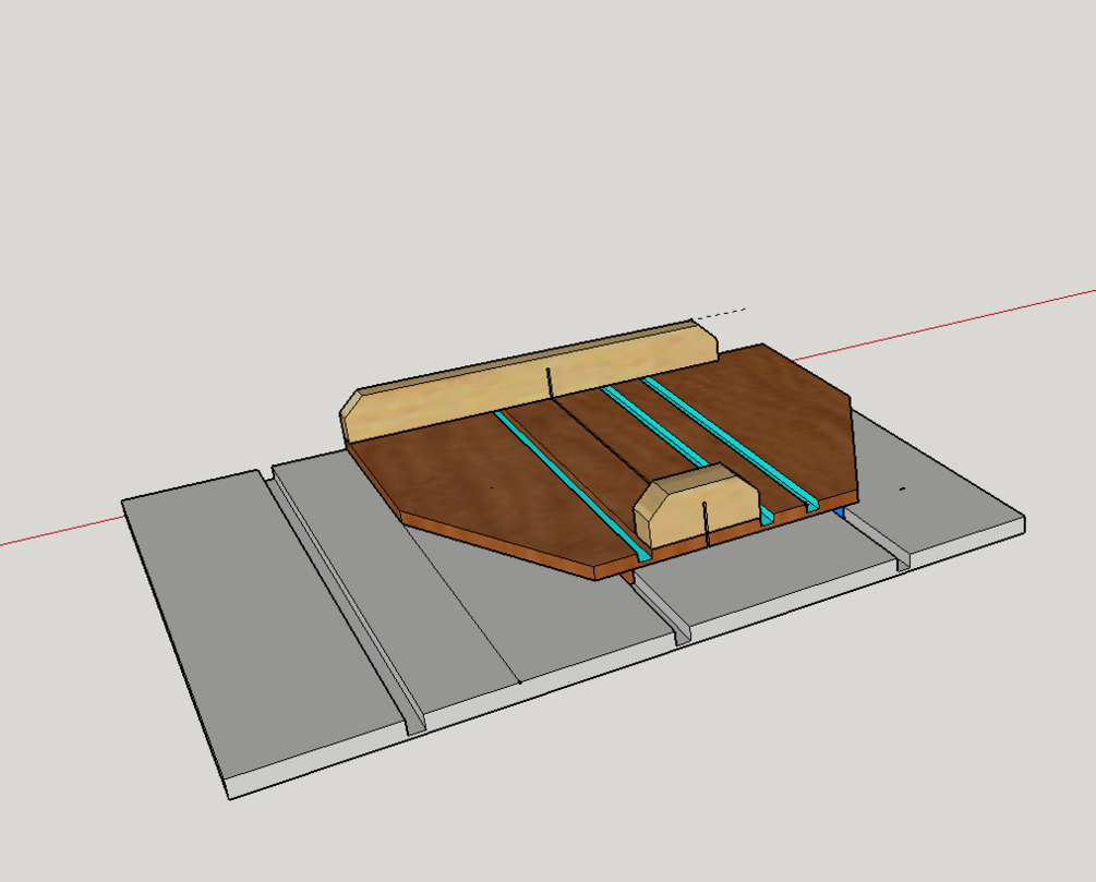 Slitta Multifunzione per banco sega