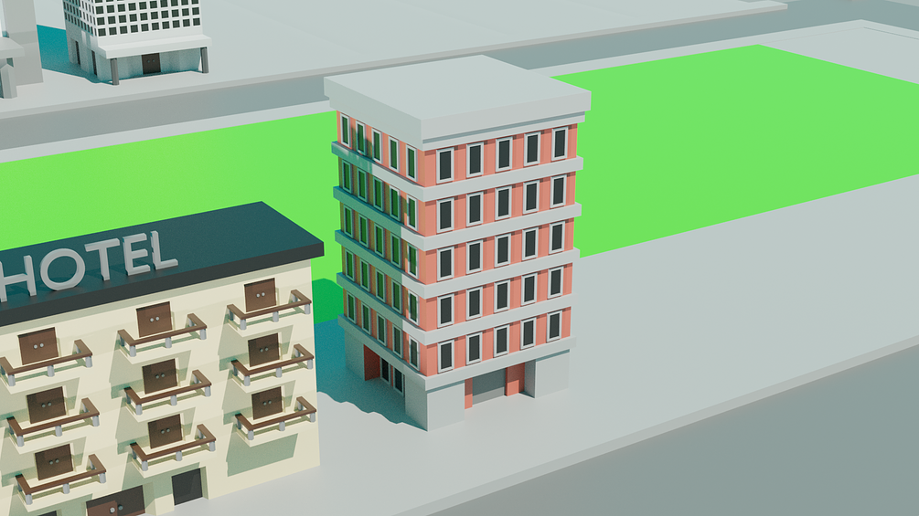 Low Poly Buildings (small pack)