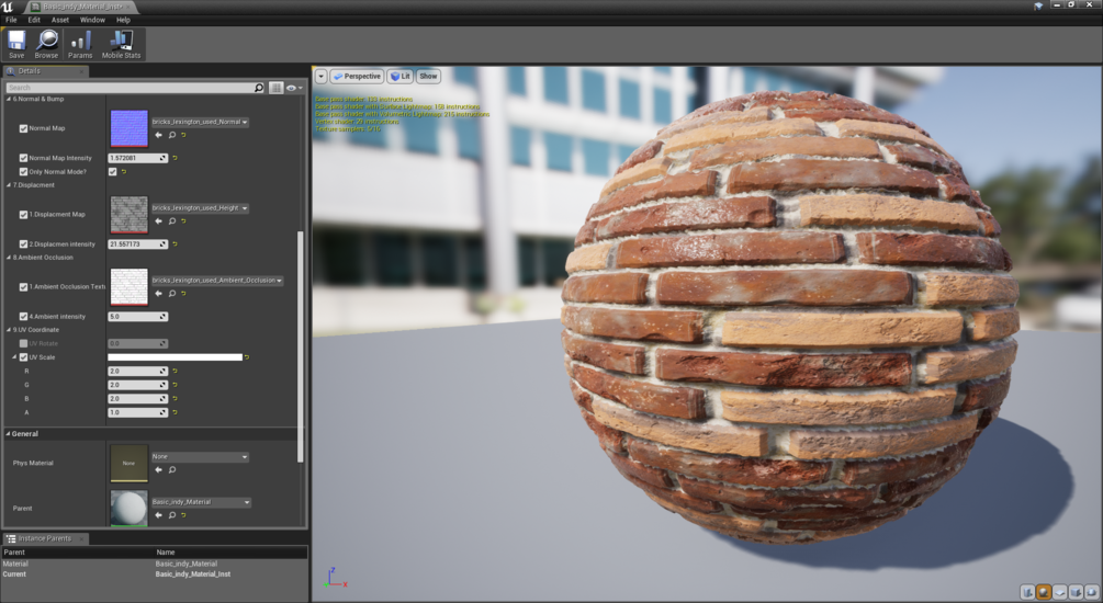 UE4 Standard Material Presets For Beginner