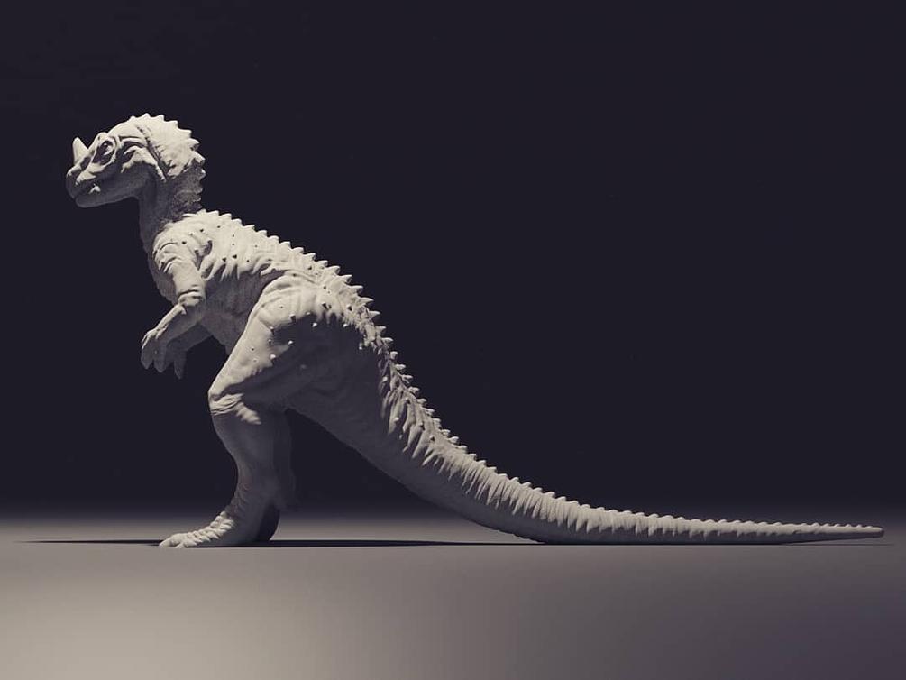 3D printable Retro Ceratosaurus