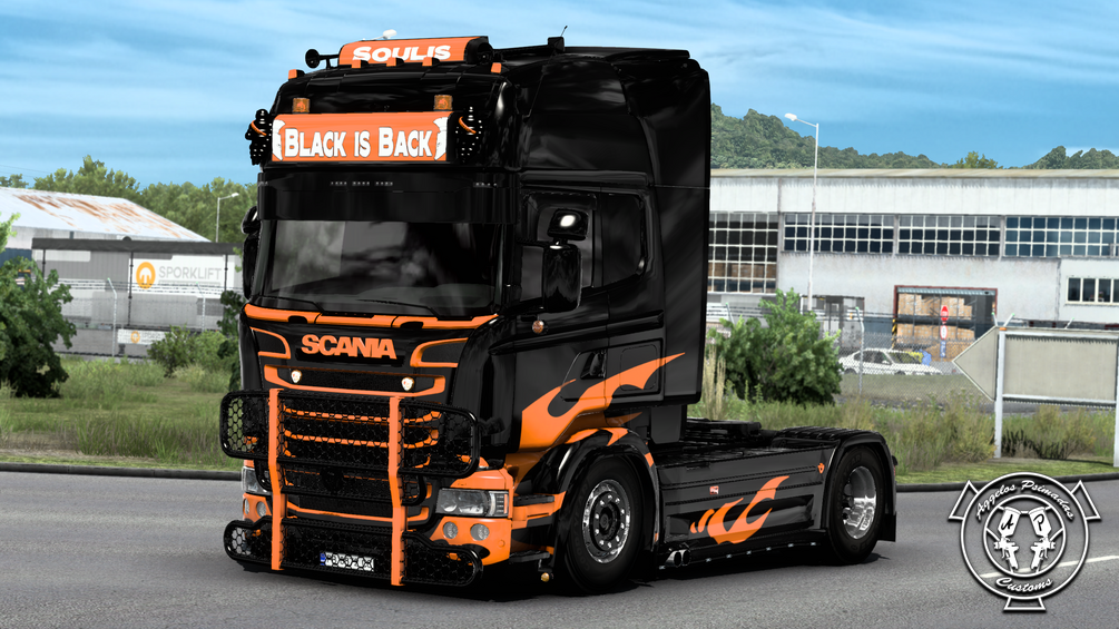 Scania R Black Is Back Skin (RJL)