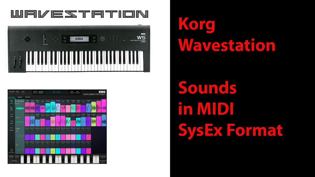 Most Sounds: Korg Wavestation: EX, A/D, SR, Legacy + Wavestation IOS