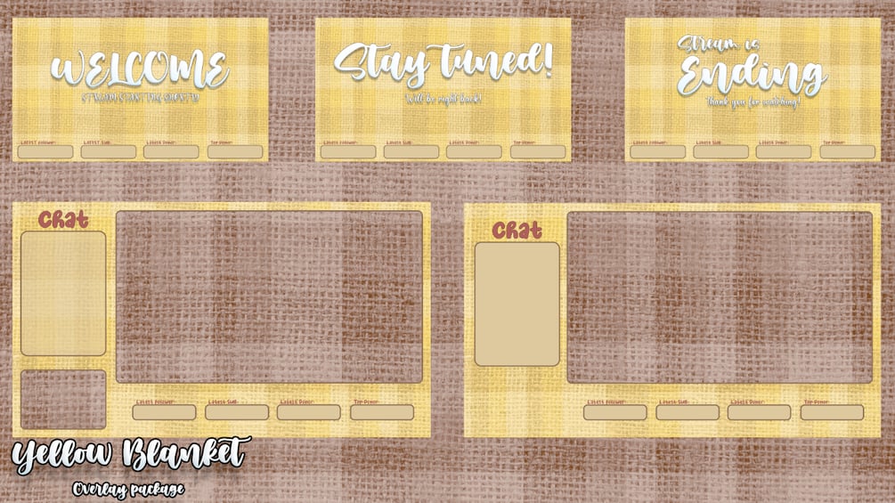 Yellow Blanket Overlay Pack
