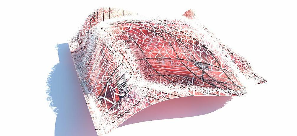 (Rhino3D+ Grasshopper Script) _ Surface Structure with Weaverbird