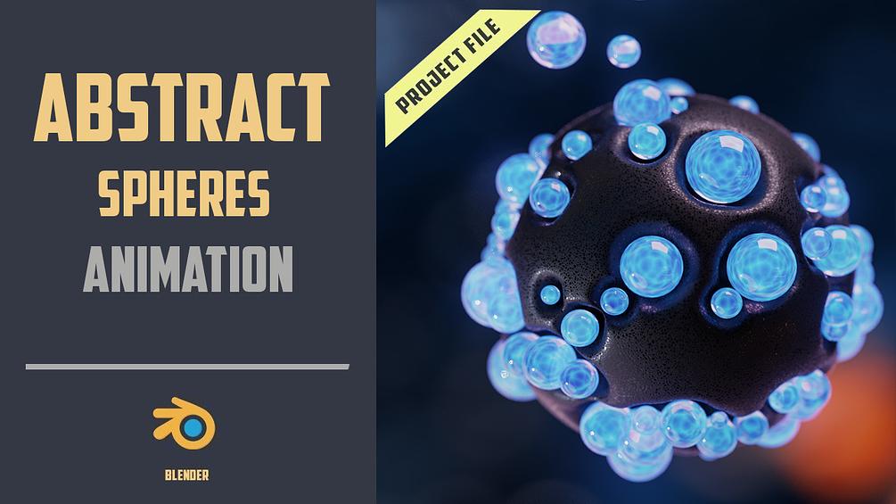 Abstract sphere animation project file