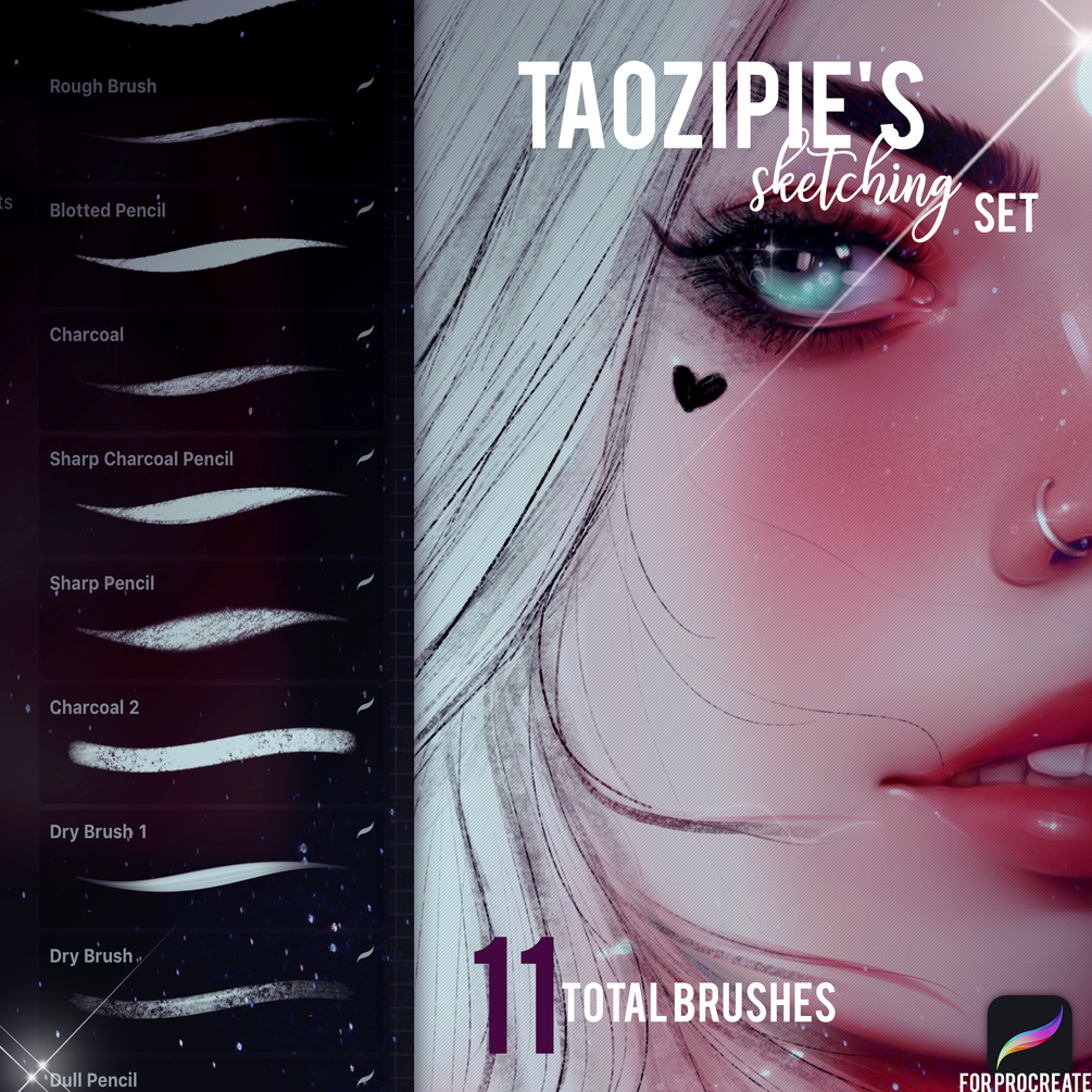 Taozipie's Sketch Set ( Procreate )