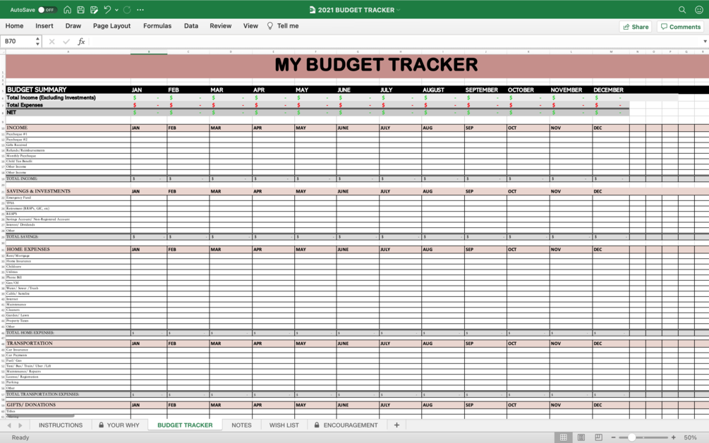 The Budget Tracker