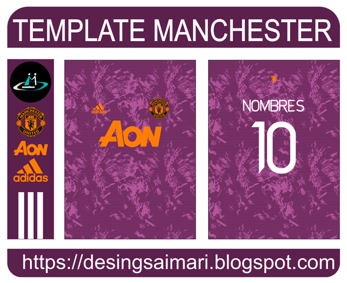 Manchester United Entrenamiento 2021 (Vector Pattern)