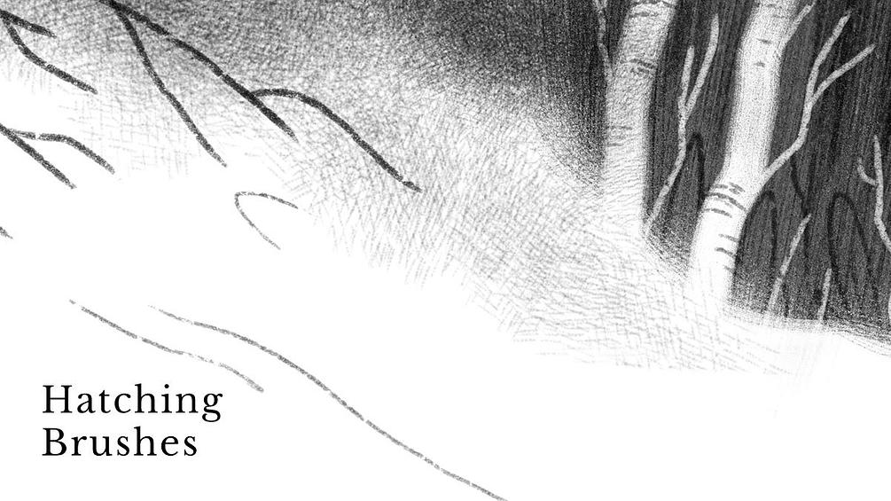 Hatching Brush Pack