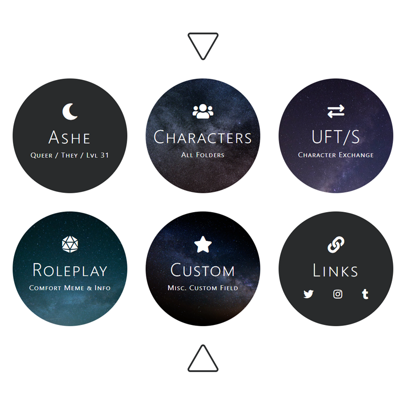 Toyhouse Profile // Phases [HTML]