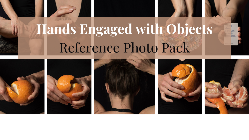 Hands Engaged with Objects - Reference Photo Pack