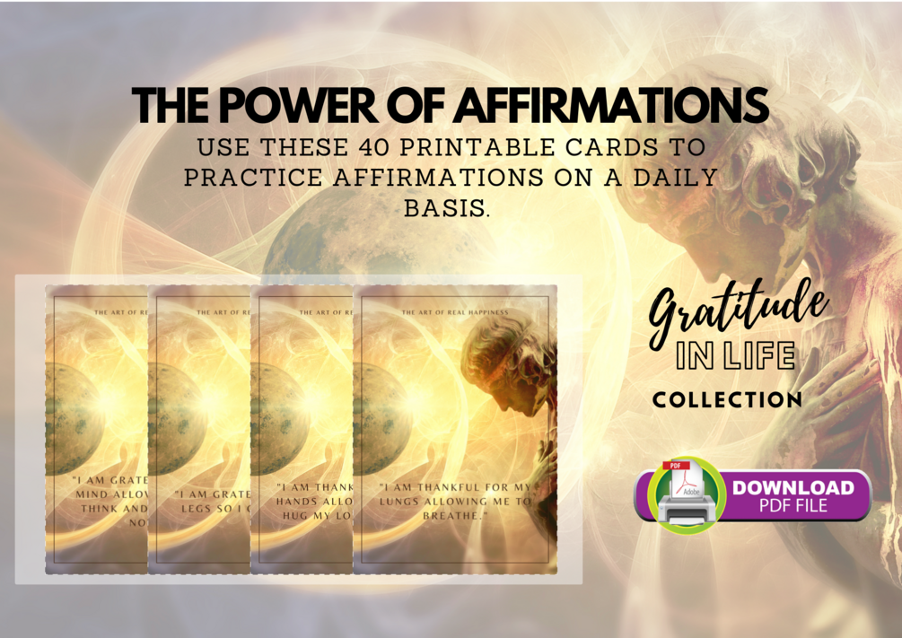 Gratitude Affirmation Cards, Positivity Cards, Manifestation Cards ...