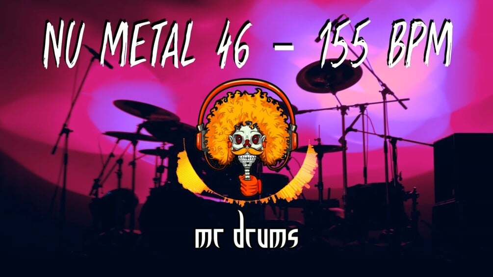 Nu Metal 46 - 155 BPM | Backing Drums