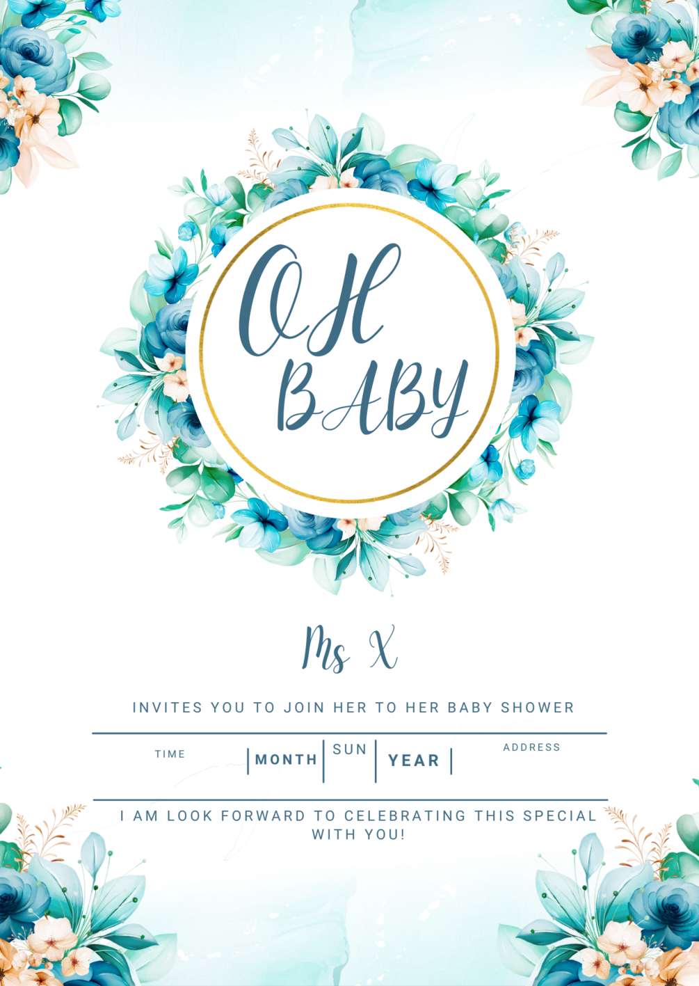 Baby Shower I Electronic Invites I Digital Invites I Smart Phone ...