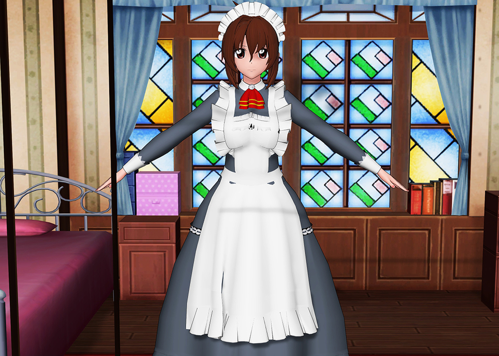 (MMD model DL) Maria - Hayate The Combat Butler