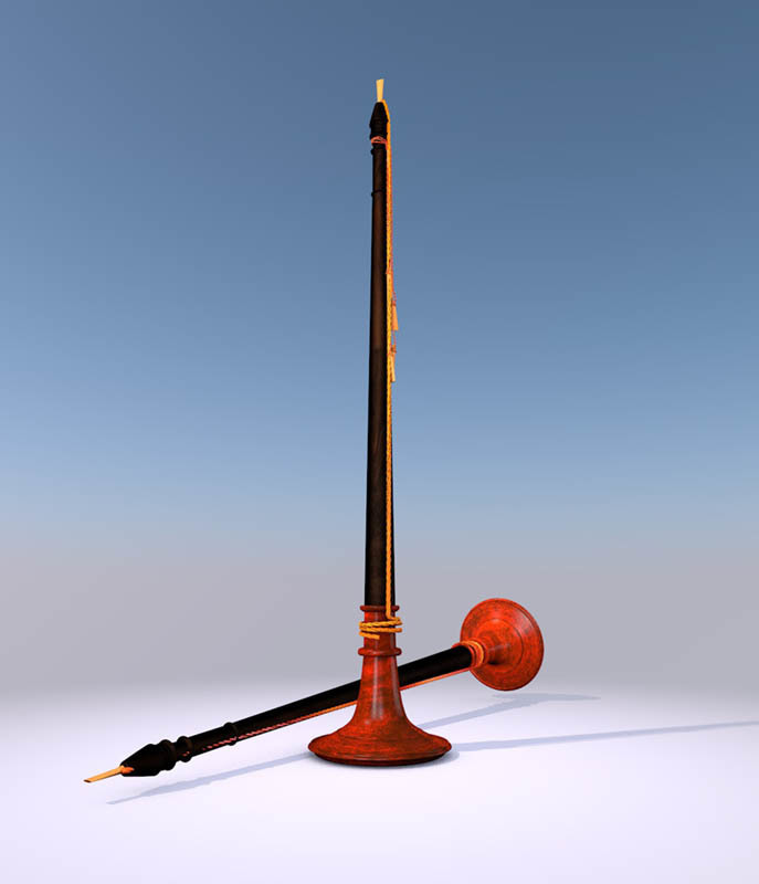 Nathaswaram 3D Model