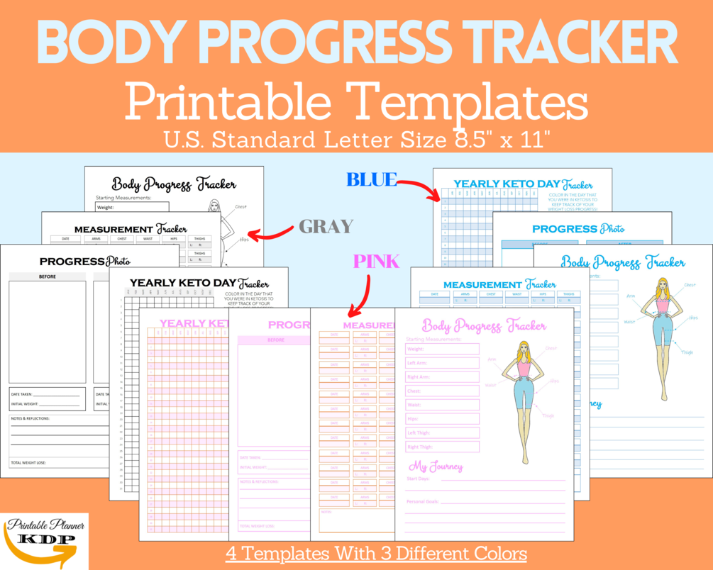 Body Progress Tracker Templates