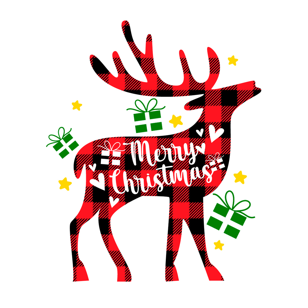 Reindeer Merry christmas Svg