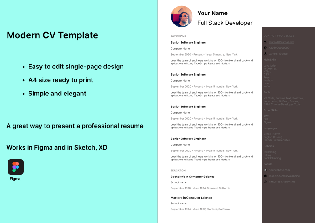 Modern CV Template