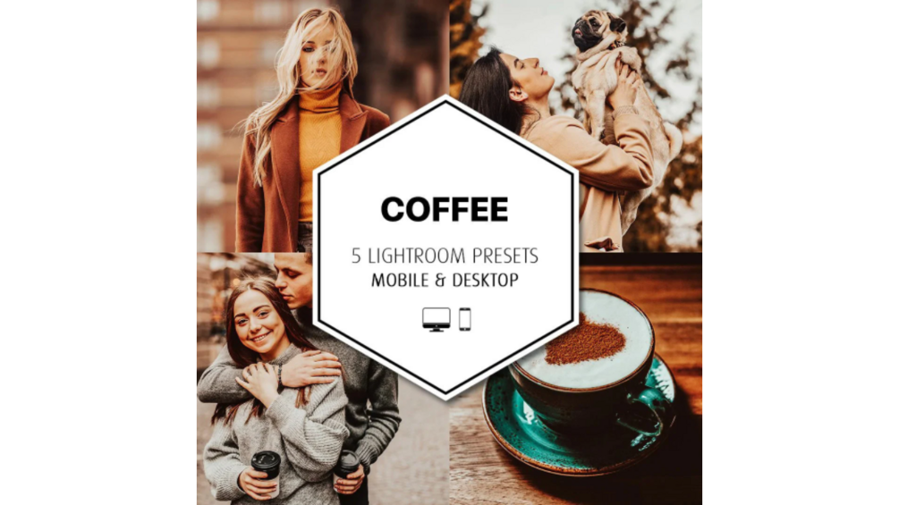 5 Lightroom Presets | Coffee Theme | Mobile and Desktop Compatible | Instant Download | Photo ...