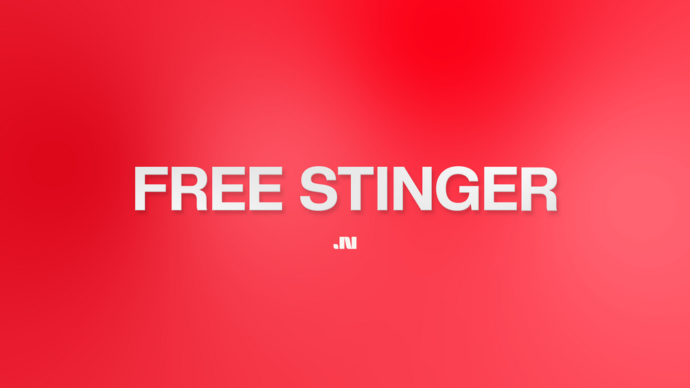 Free RED Stinger Transition