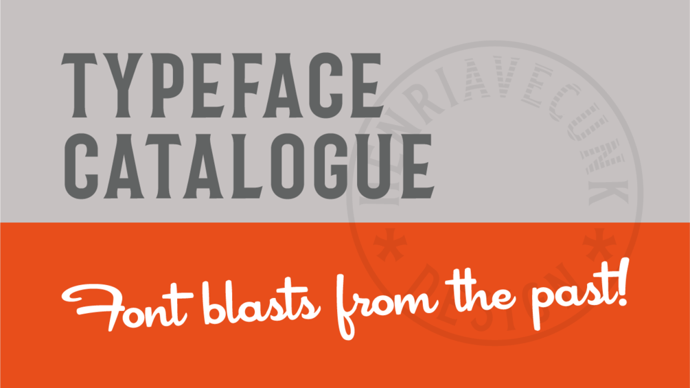 Typeface Catalogue Font