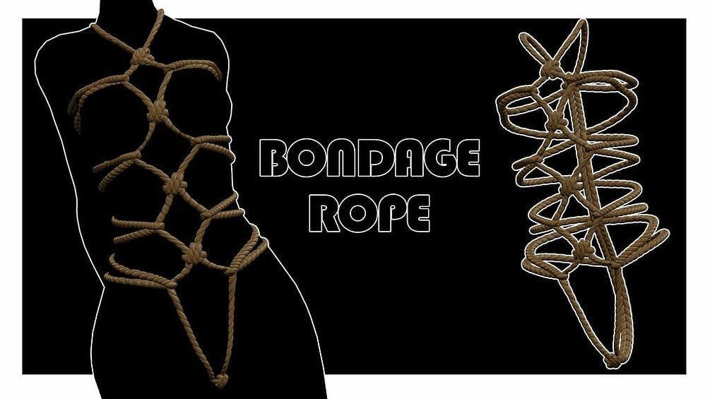 Bondage rope MMD