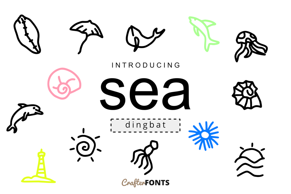 Sea Doodle Dingbat