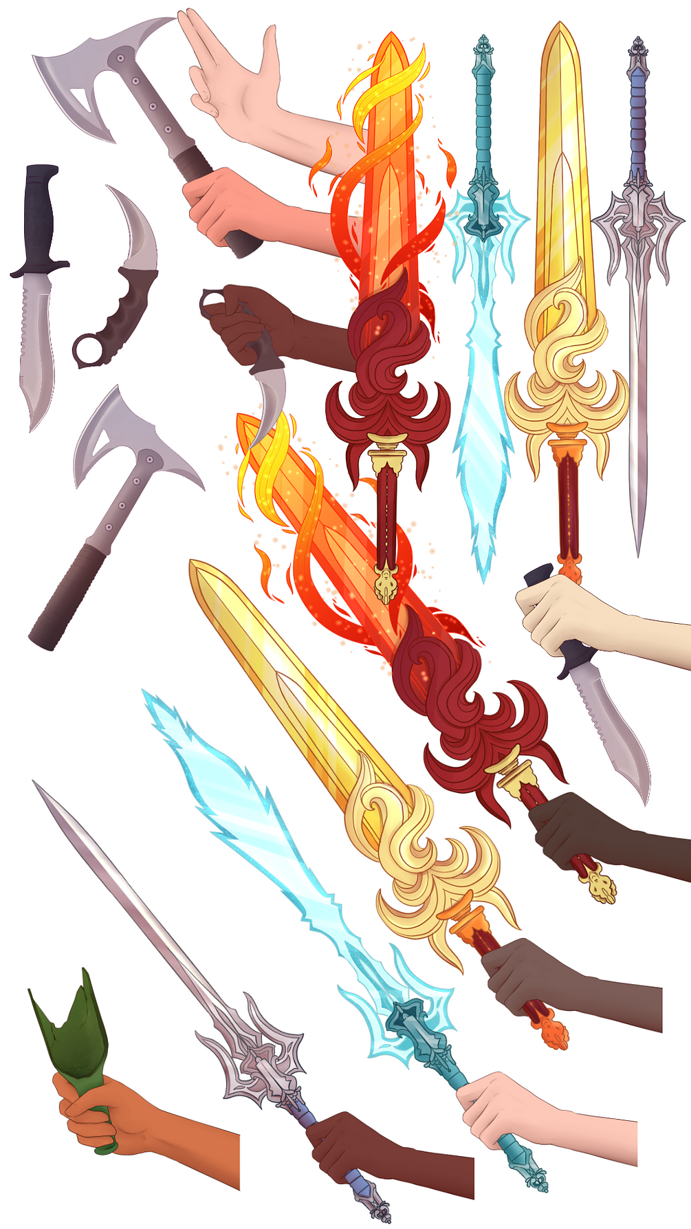 Weapons Pack 01 (70 assets)