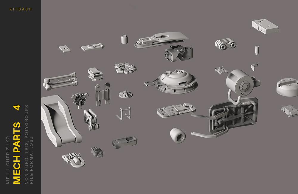Mech parts set 4
