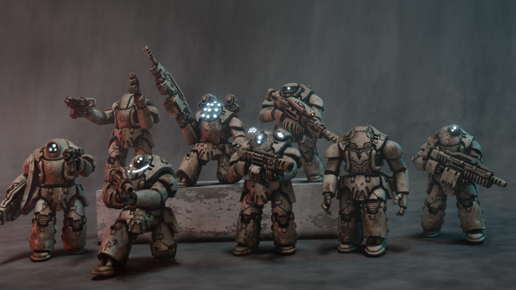 Nyx power armour hard suit