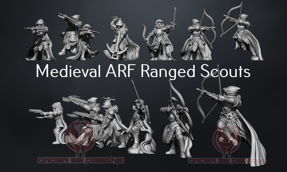 Medieval Clone ARF Scout Archer Squad - Legion Scale