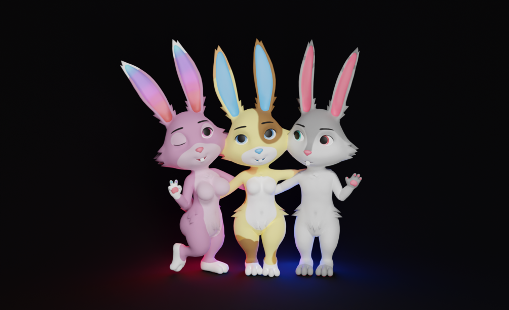 Chibi Bunny [Vrchat Avatar]