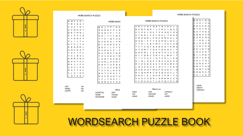 Thank You Wordsearch Gift