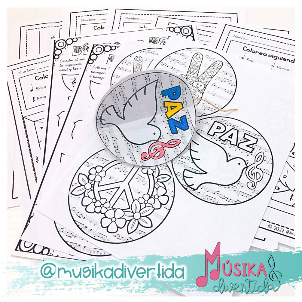 DÍA DE LA PAZ DIBUJOS 2022