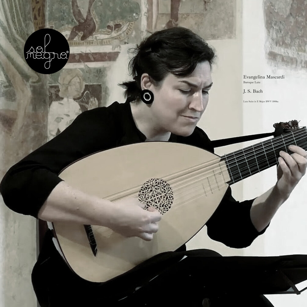 Evangelina Mascardi - Baroque Lute - J S Bach Lute Suite in E Major BWV ...