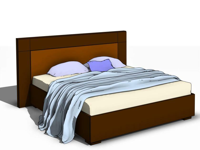 Revit Família - Cama