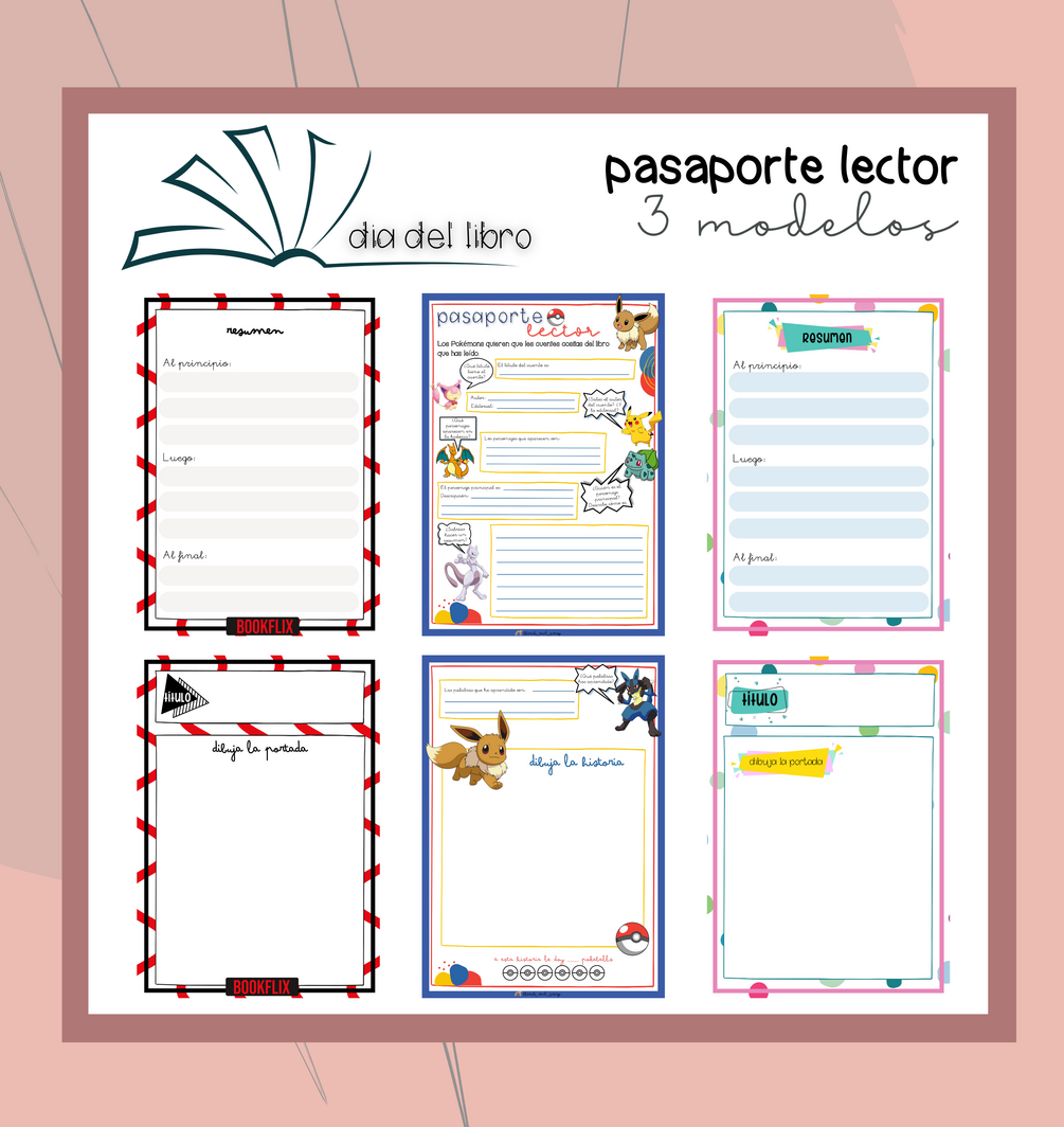 Fichas pasaporte lector