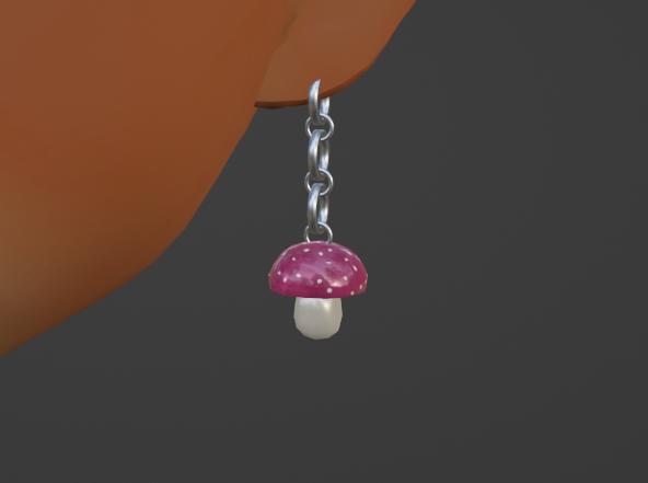 [OLD] Free Mushroom Earring / VRChat