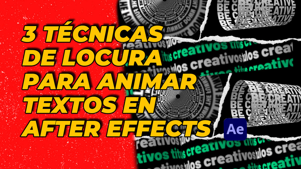 3 técnicas para animar textos en after effects - Kinetic titles