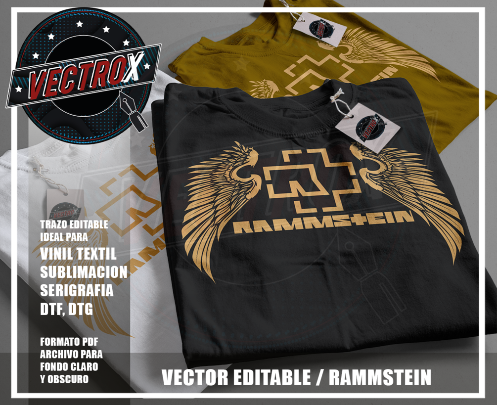 Vector Editable - Rammstein Angel