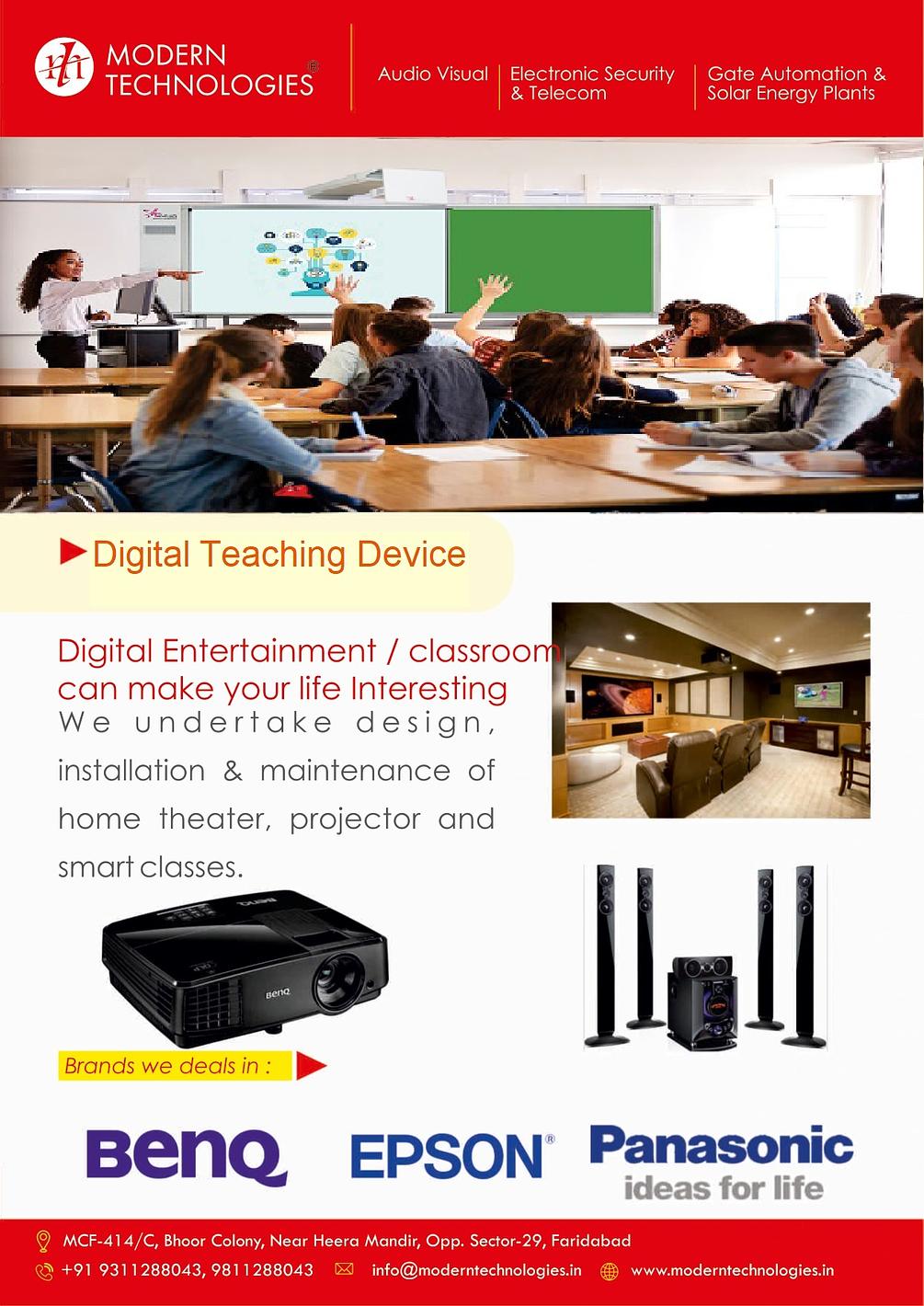 Digital Teaching Device Or Smart Class