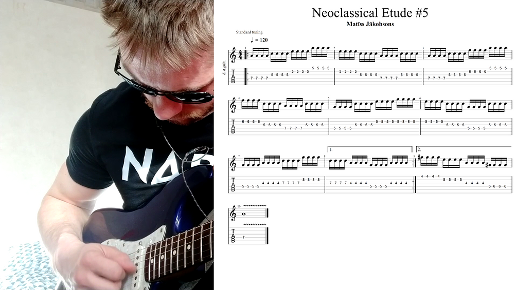 7 Neoclassical Etudes for Guitar