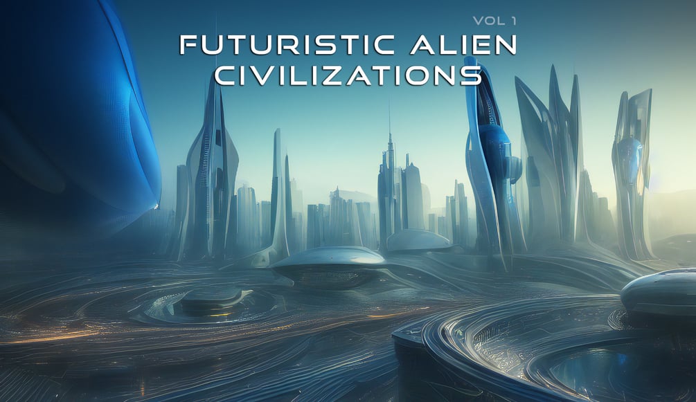 Sci-Fi Futuristic Alien Civilizations Backdrops/Concept Art